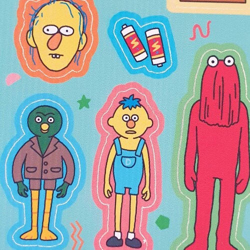 Don't Hug Me I'm Scared Stickers for Kawaii Journaling - Etsy