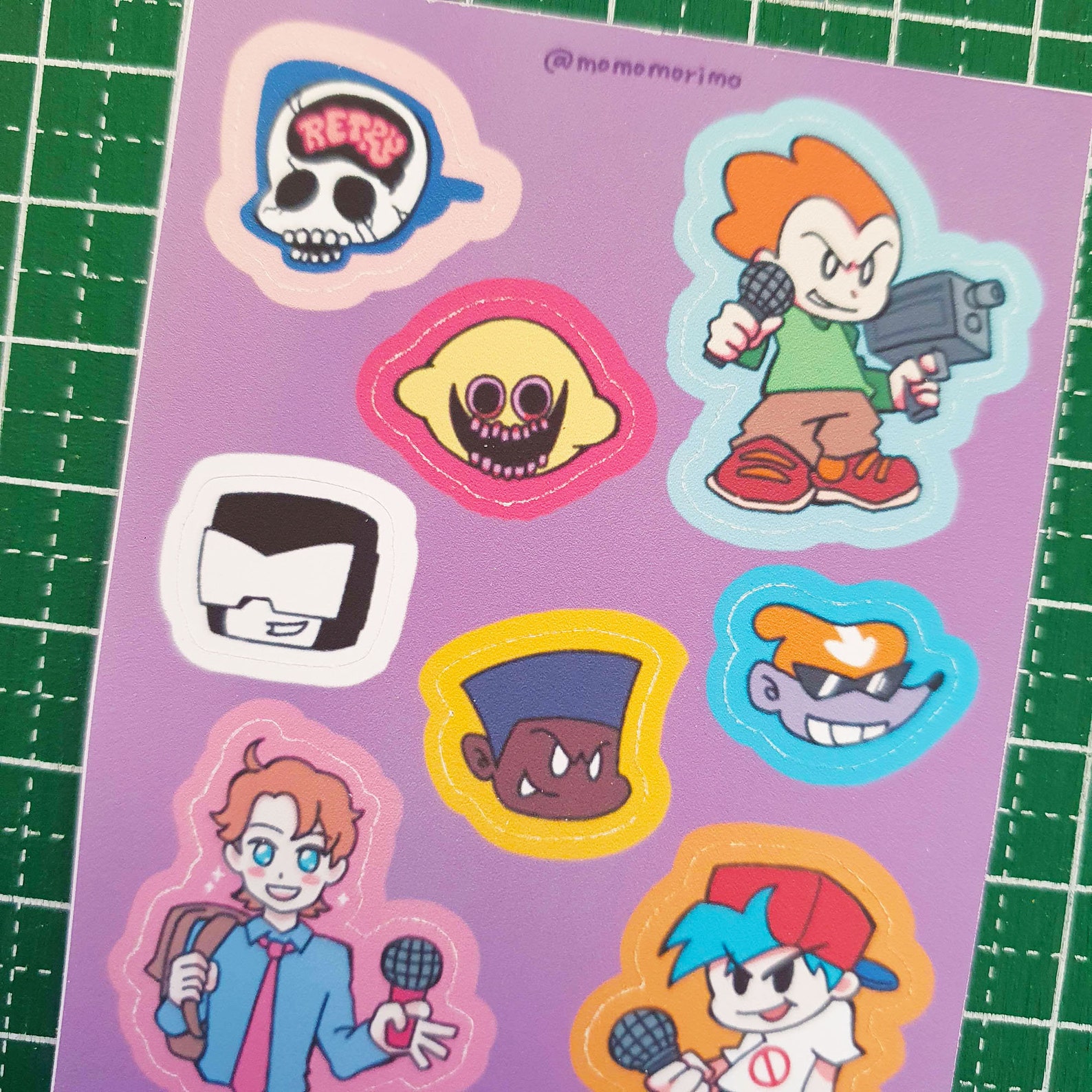 Friday Night Funkin Stickers for Kawaii Cute Journaling - Etsy