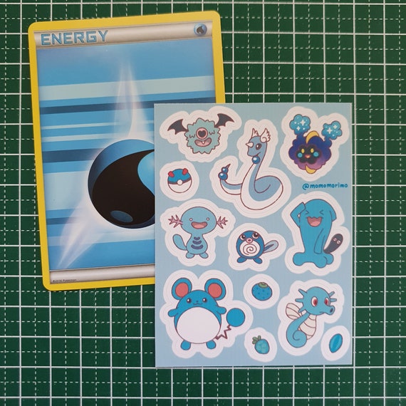Blue Pokemon Stickers for Kawaii Journaling - Etsy