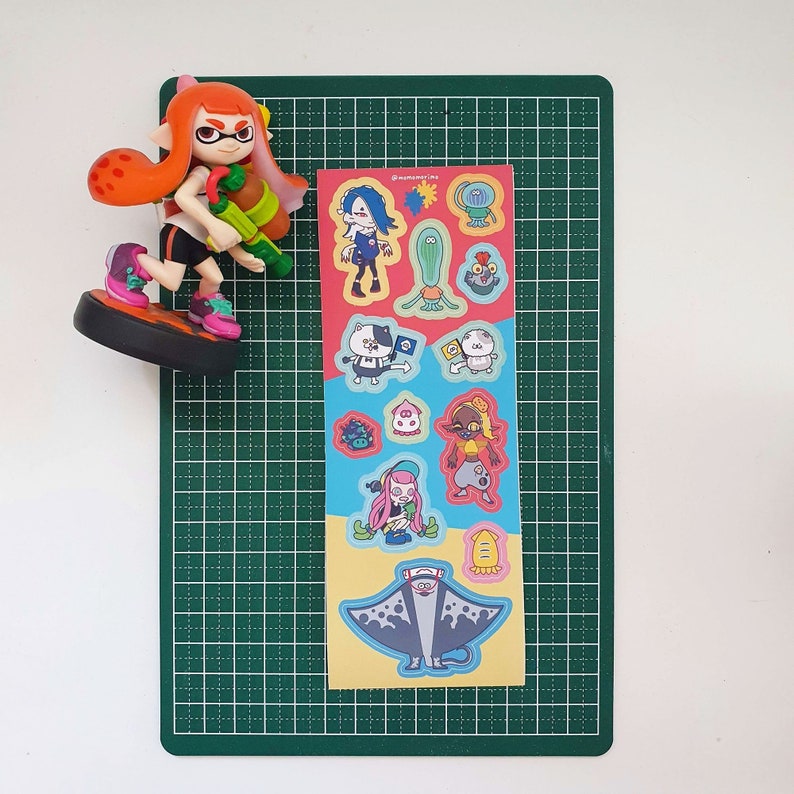 Splatoon 3 Stickers for Cute Kawaii Journaling - Etsy