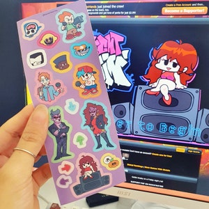 Friday Night Funkin Stickers for Kawaii Cute Journaling - Etsy