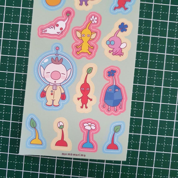 Pikmin Stickers for Kawaii Cute Journaling - Etsy