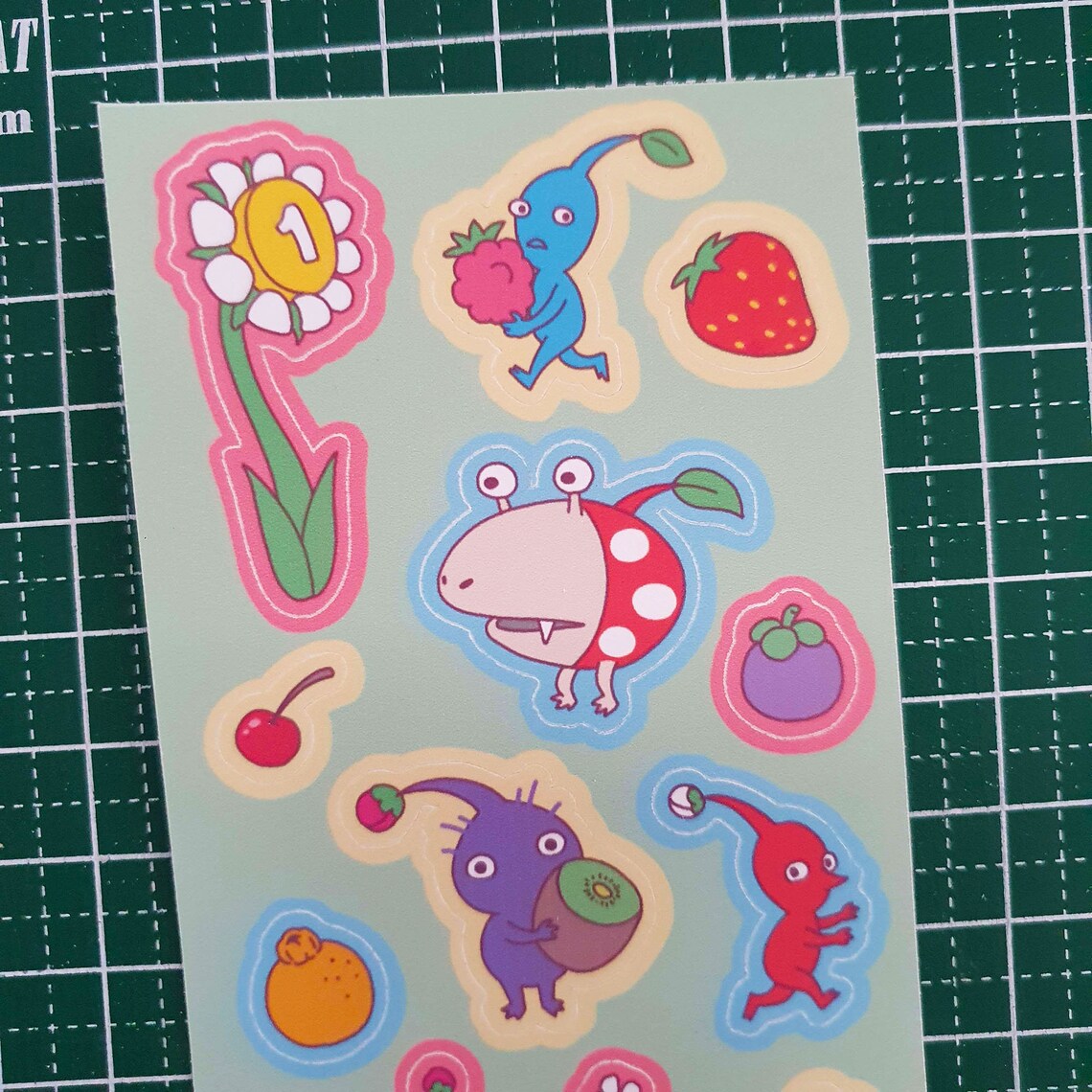 Pikmin Stickers for Kawaii Cute Journaling - Etsy