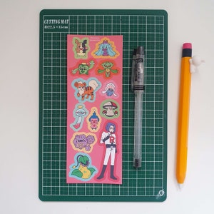 Team Rocket Stickers for Kawaii Cute Journaling - Etsy