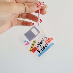 Floppy Disk for Yaoi, BL, MLM, Omegaverse Lovers Acrylic Keychain ...