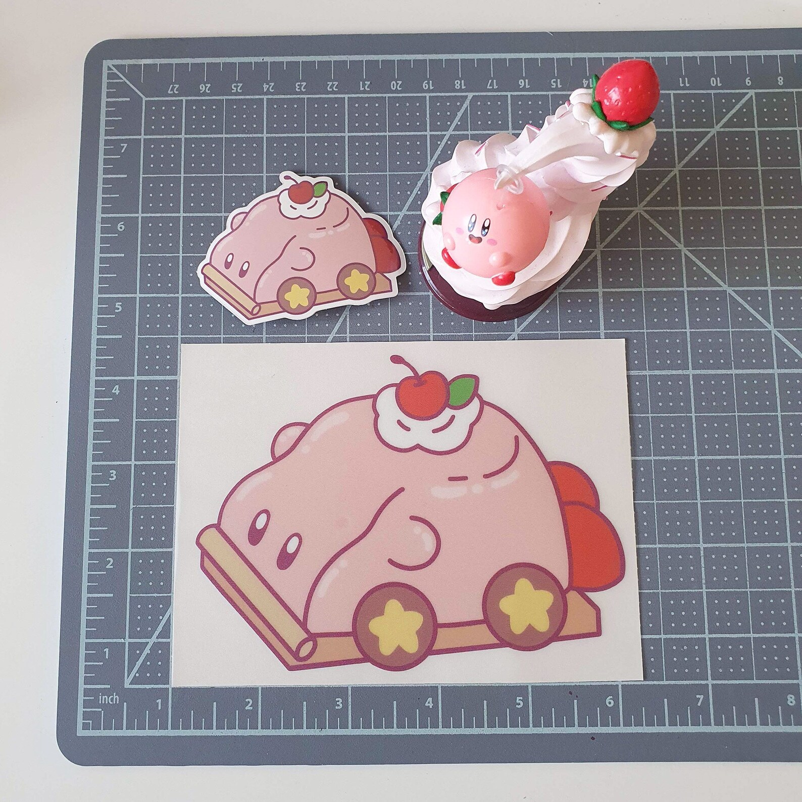 Kirby Carby Peeker Sticker - Etsy