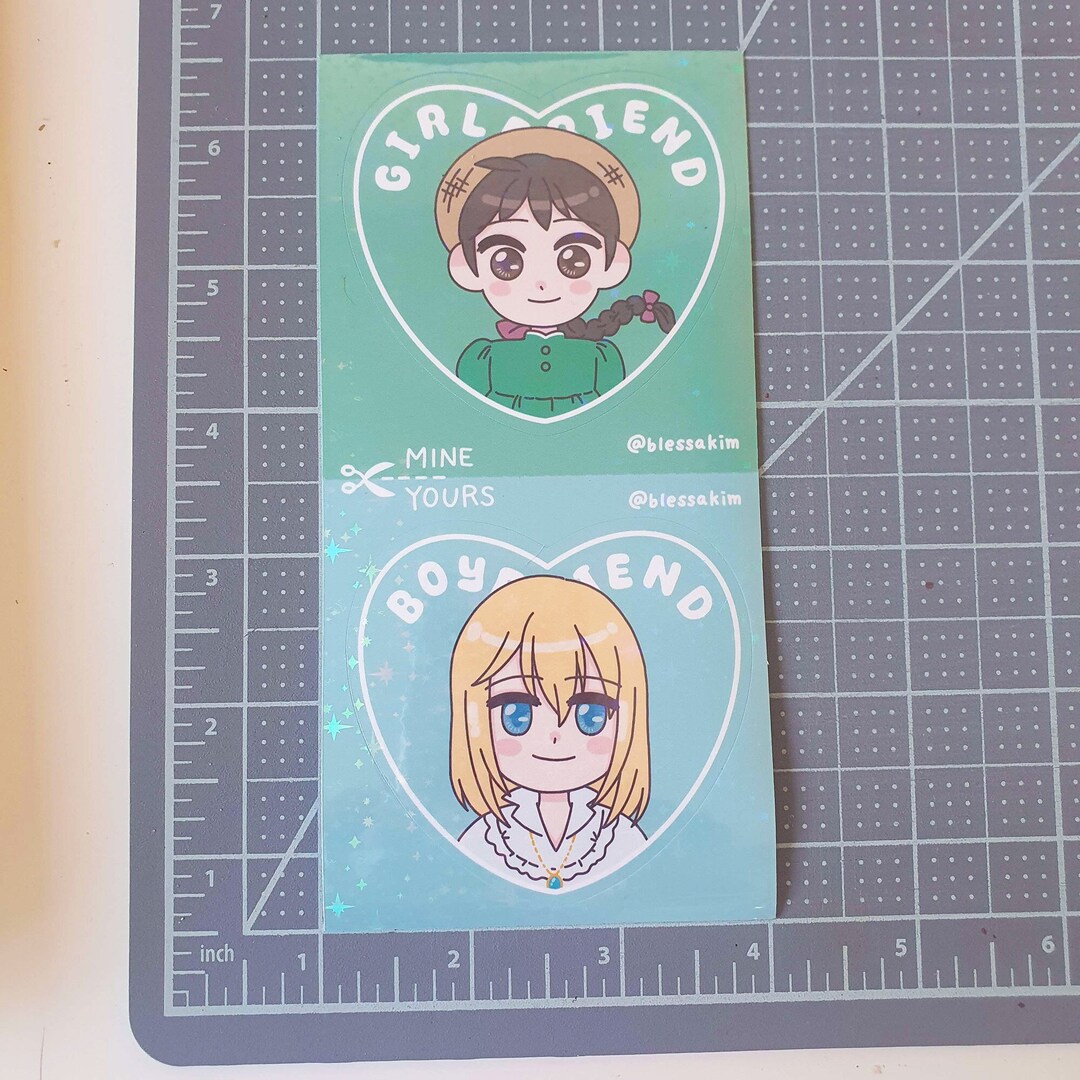 Holo BFF Stickers Howl and Sophie From Howl's Moving Castle Studio ...