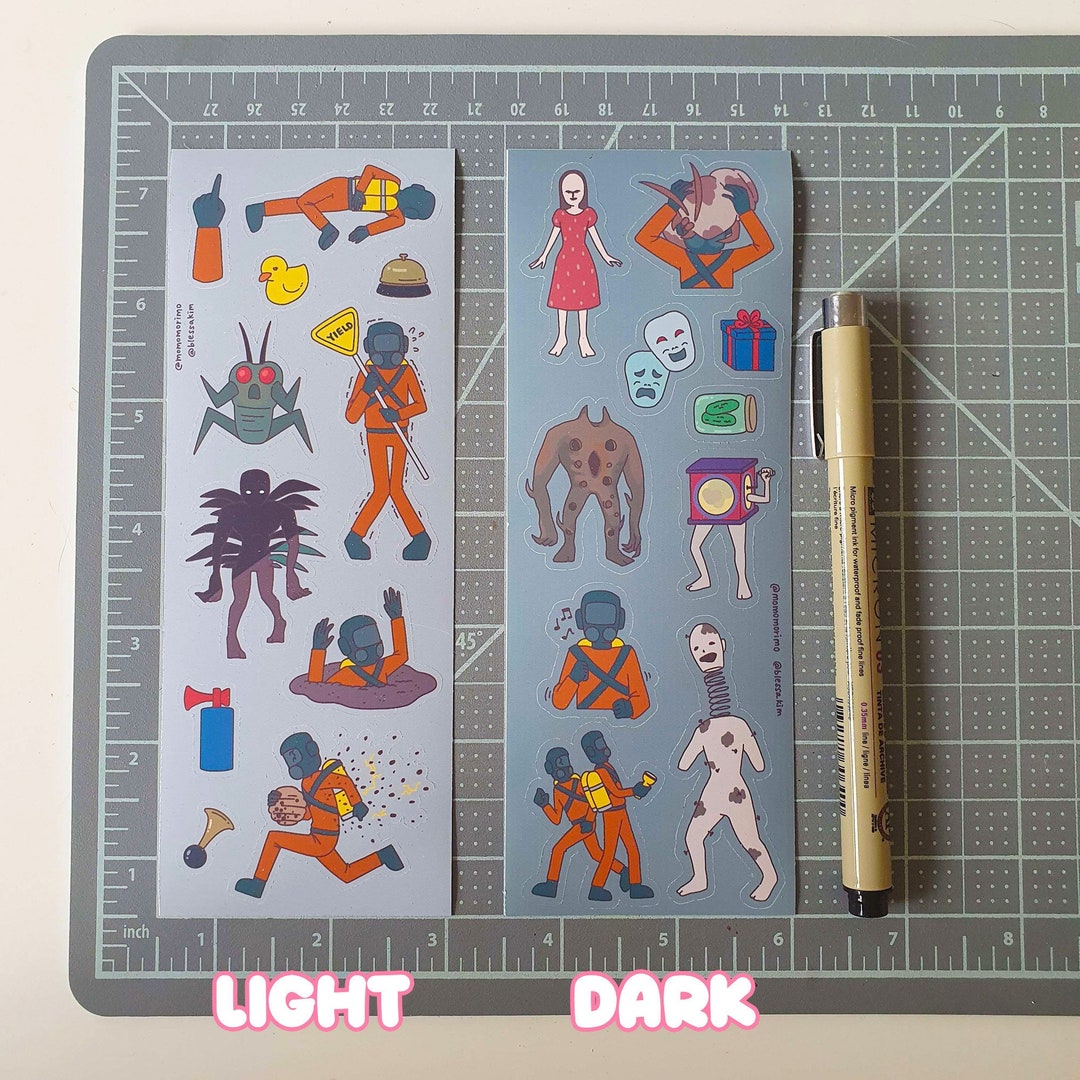 Lethal Company Stickers for Cute Kawaii Journaling and Crew Logs - Etsy