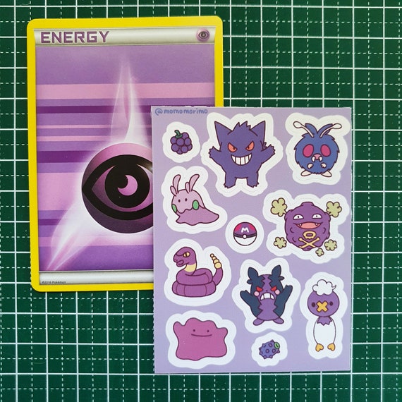 Purple Pokemon Stickers for Kawaii Journaling - Etsy