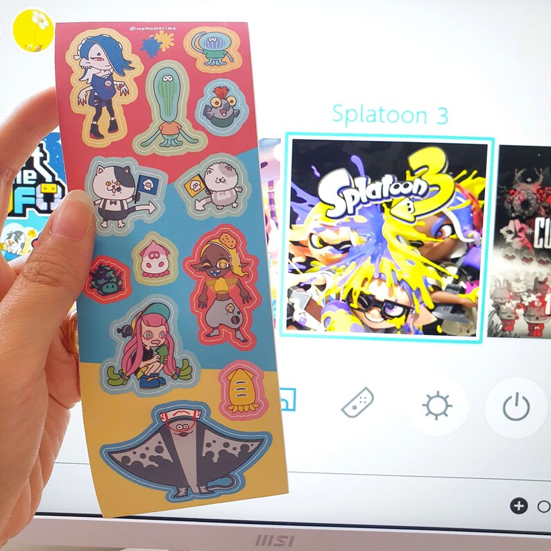 Splatoon 3 Stickers for Cute Kawaii Journaling - Etsy