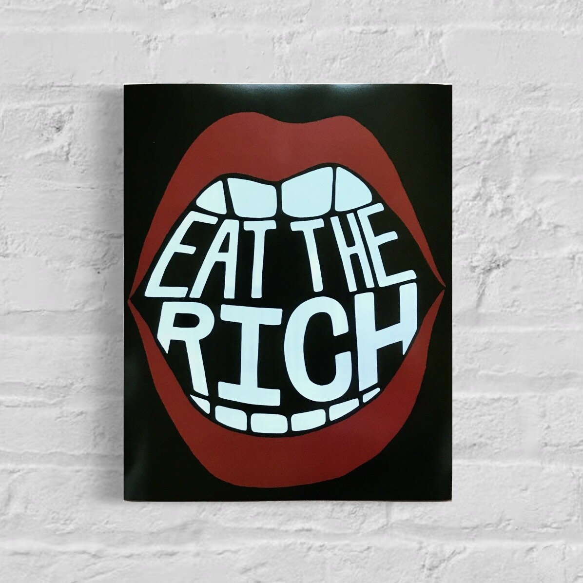 EAT THE RICH Poster - Etsy