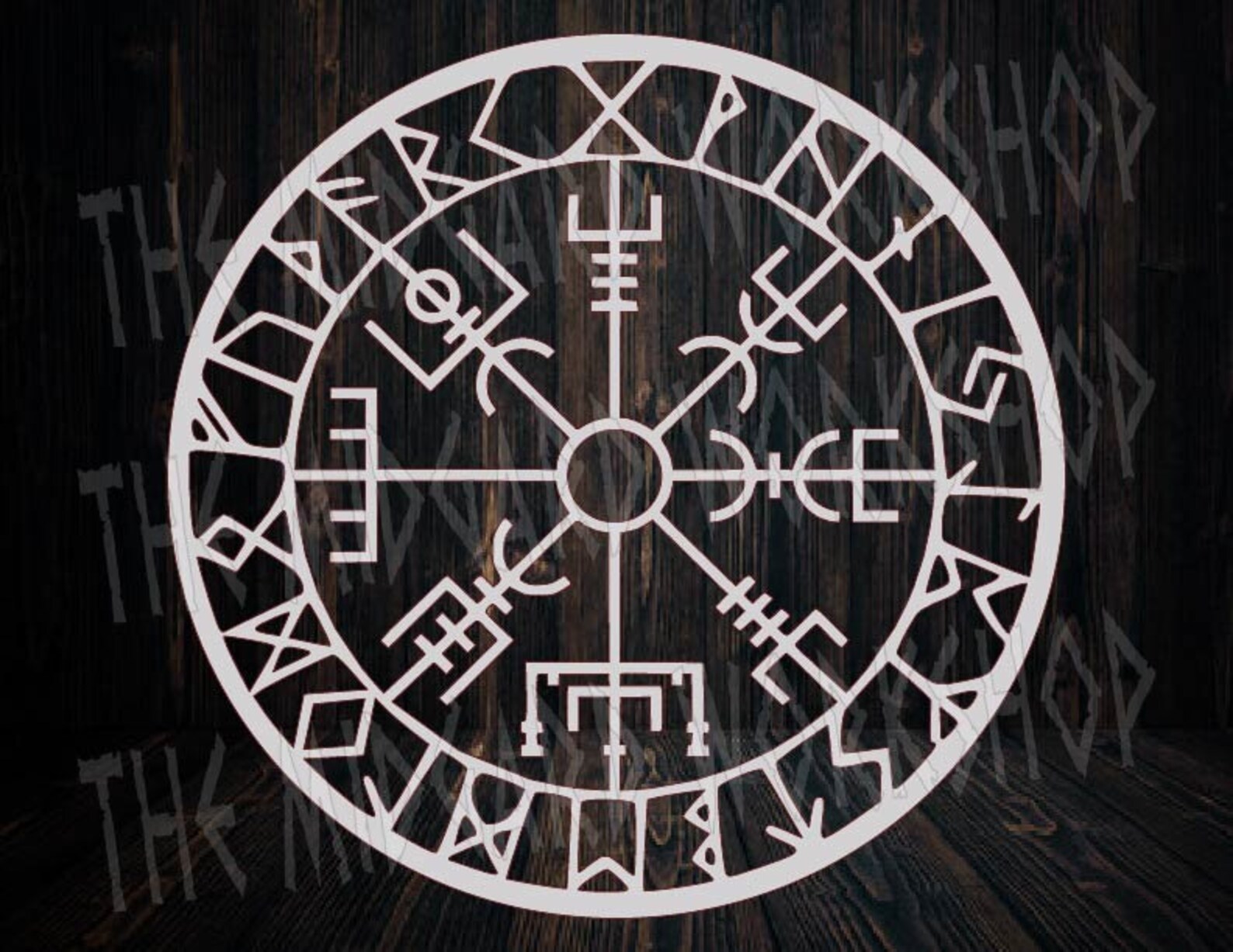 Vegvisir Dxf Svg Png Eps Pdf File Nice Cut File Cnc Plasma | Etsy