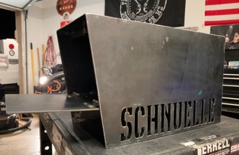 Mailbox dxf file dxf cut file with shelf and door tough mail | Etsy