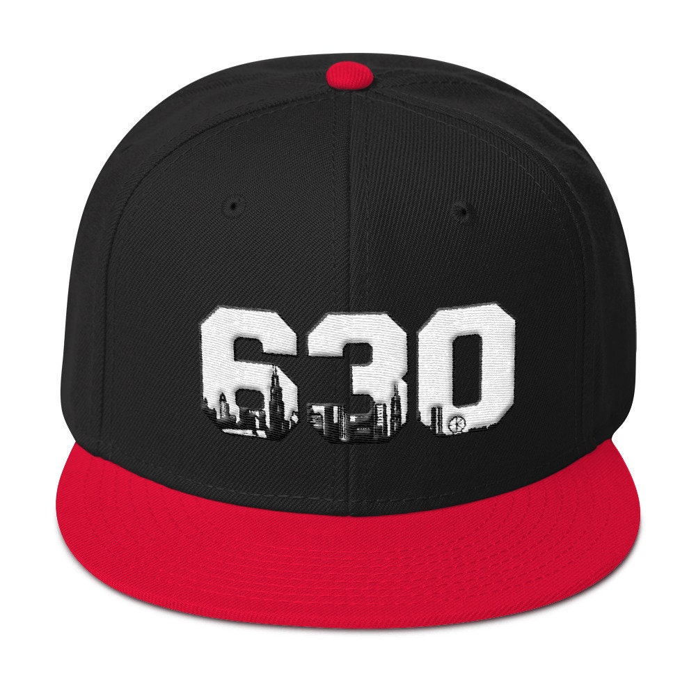 630 Area Code Chicago Western Suburbs Snapback Hat | Etsy