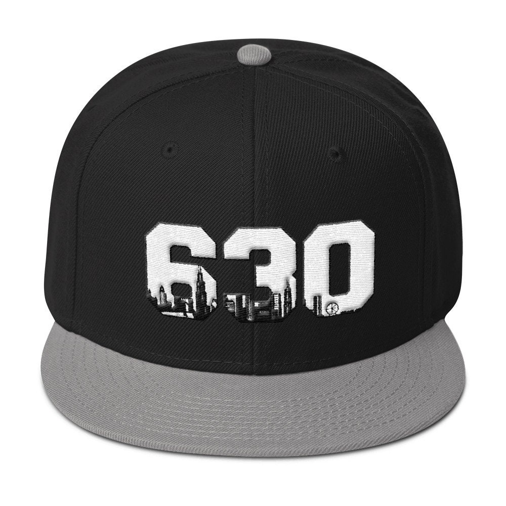 630 Area Code Chicago Western Suburbs Snapback Hat | Etsy