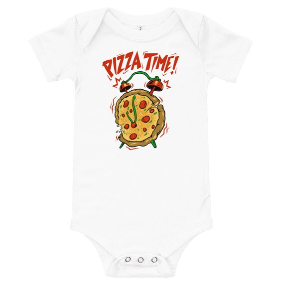 Pizza Time Cute Cheese Slice Baby Newborn Italian Food - Etsy