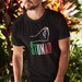 Words in Italian Stunad Italian Funny Italy Gift Short-sleeve Unisex T ...