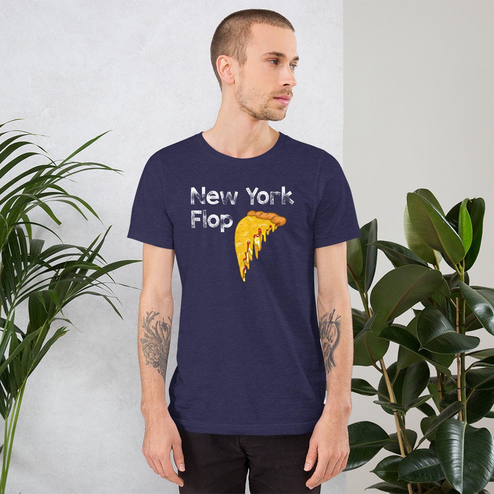 New York Flop Cheese Pizza Vintage Distressed Short-sleeve - Etsy