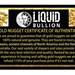 2 GRAMS Refined Pure 24k Gold .9999 Fine Gold Grain SHOT With BOTTLE ...