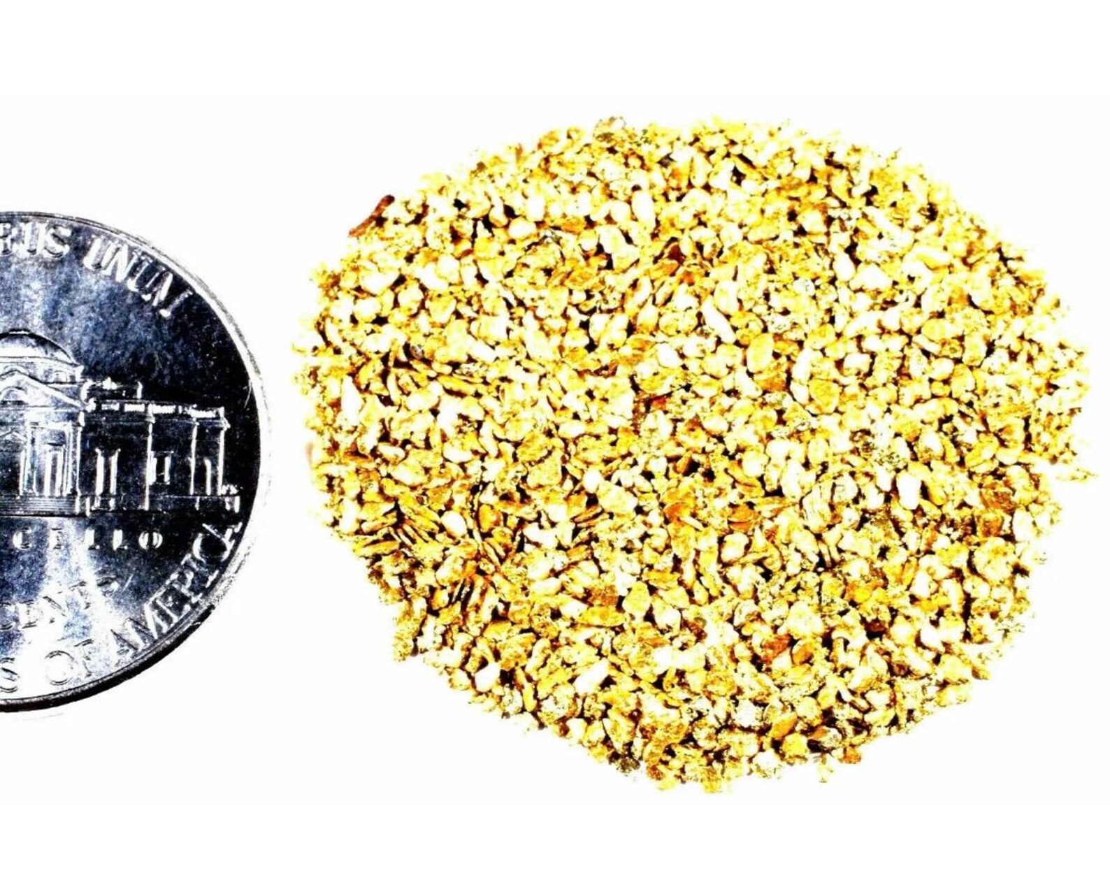 5 Troy Oz .9999+ Fine Silver Shot + 10 Piece Alaskan Yukon Bc Pure Gold ...