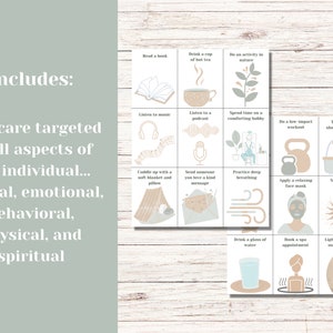 Self-care Cards | Develop Coping Skills | Stress Relief & Management ...