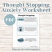 Thought Stopping Exercise | Anxiety & Depression Tool | Intrusive ...