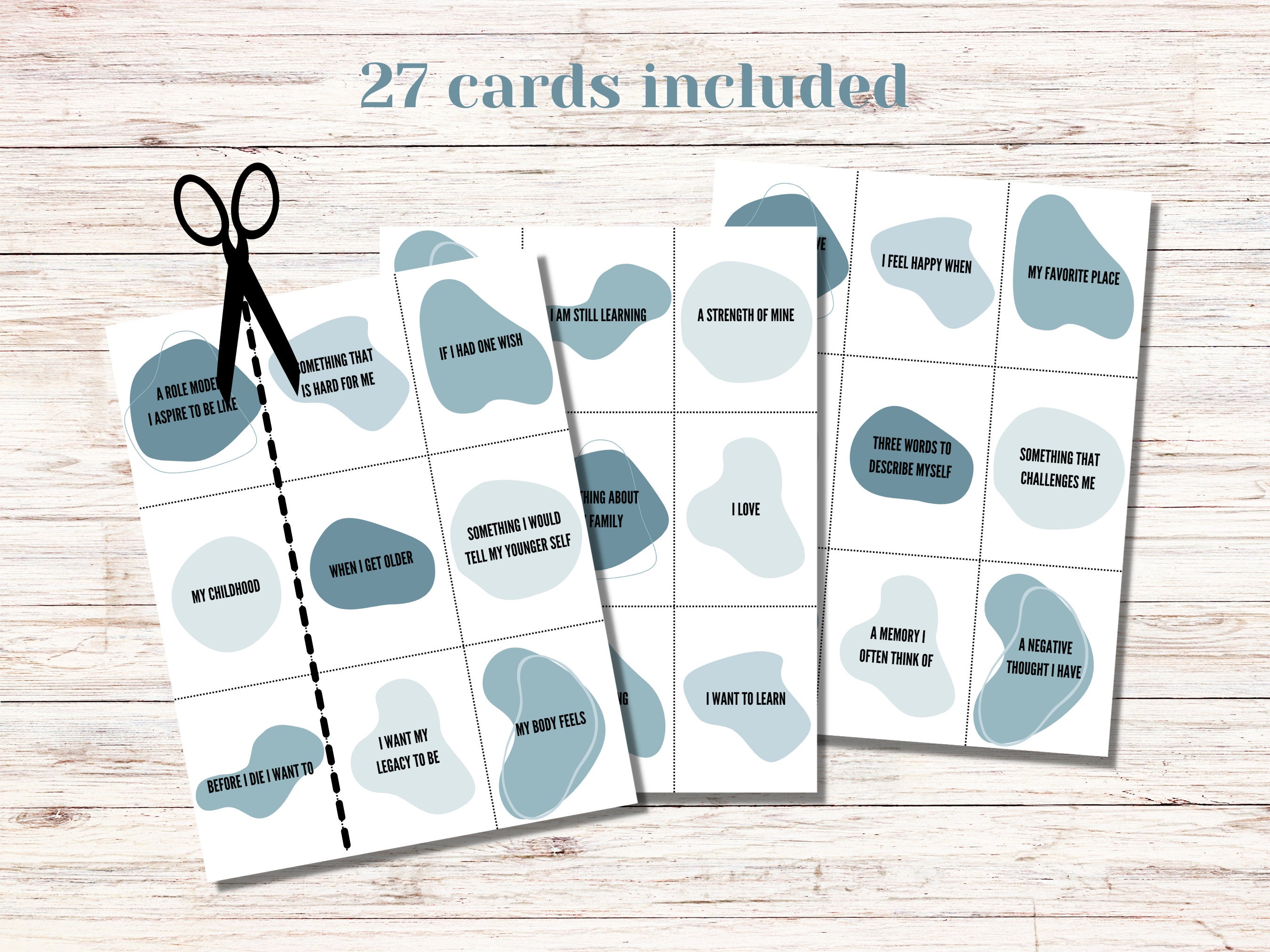 Reflection Cards | Mental Wellness Prompts | Provoke Deep Thinking ...