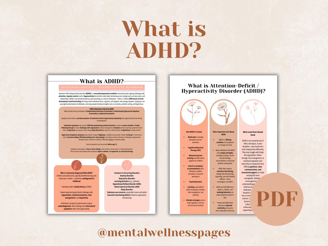 What is ADHD, Attention-deficit Hyperactivity Disorder, Neurodivergent ...