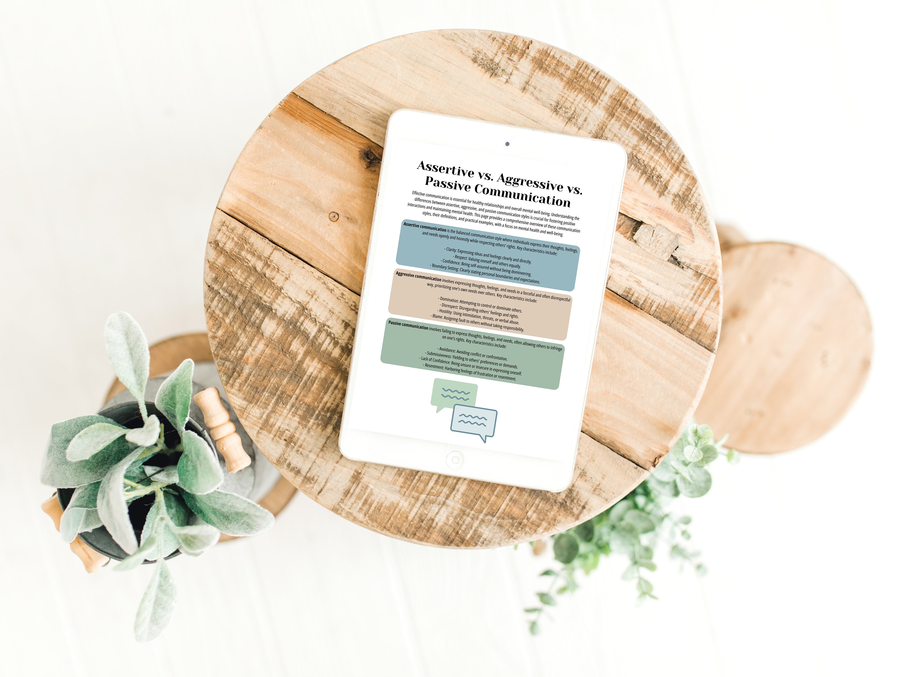 Assertive Communication Worksheets, Social Skills, Communication Styles ...