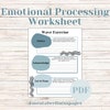 BREATHE Stress Management Guide | Therapy Worksheets | Emotional ...