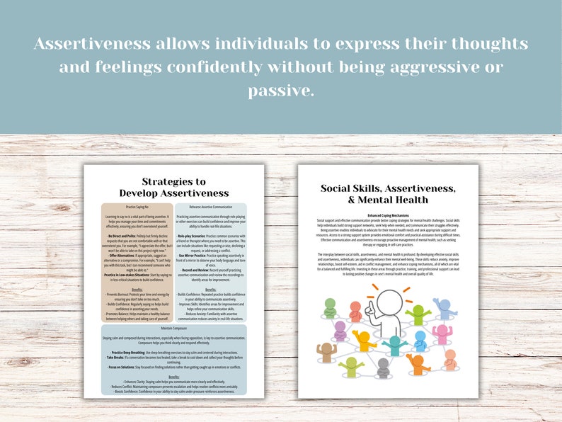 Assertive Communication Worksheets, Social Skills, Communication Styles ...