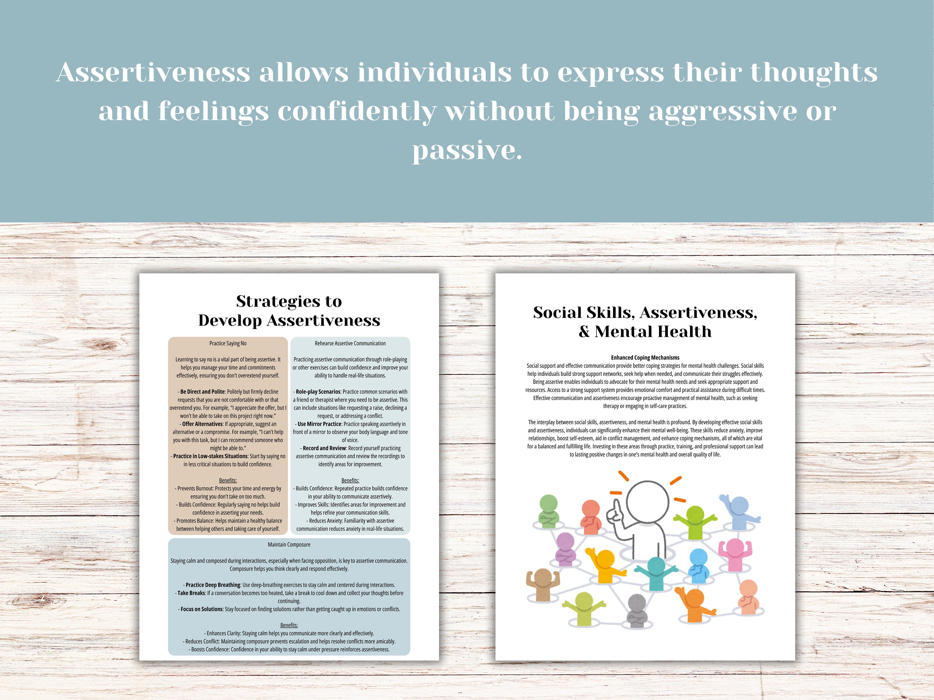 Assertive Communication Worksheets, Social Skills, Communication Styles ...