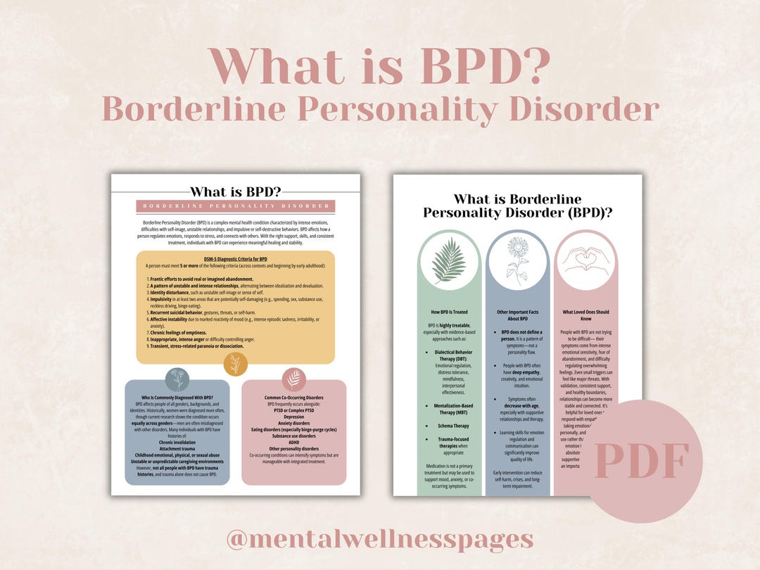 What is BPD, Borderline Personality Disorder, Trauma Therapy ...