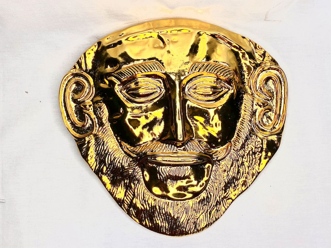 Troy, Death Mask of Agamemnon, Very Detailed Must Have Piece - Etsy