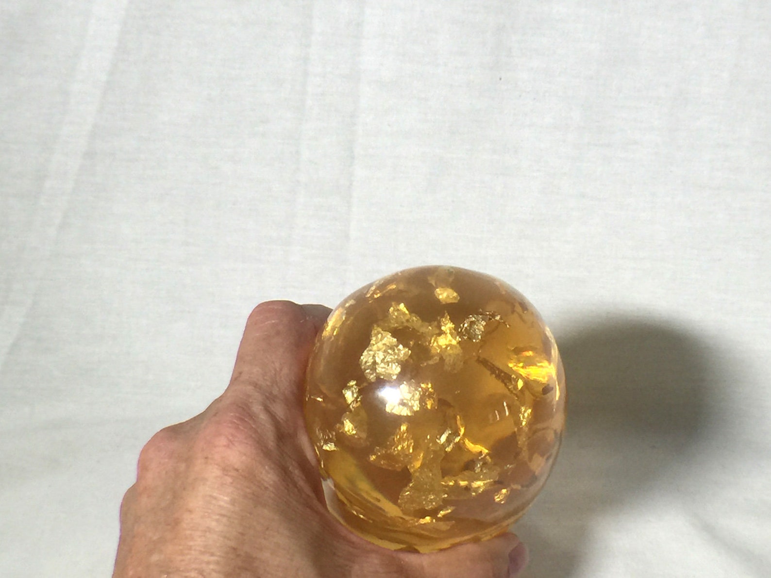 Indiana Jones, Sankara Stone, Crystal Clear Amber With Floating Gold ...