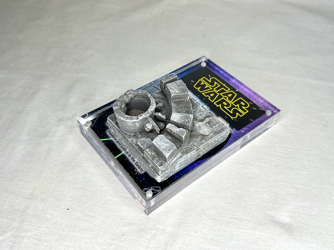 Star Wars Death Star Surface Piece B, Real Prop Replica, Display Plaque ...