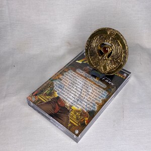 Indiana Jones, Staff of RA Headpiece, Antique Gold, Solid Metal, Amber ...