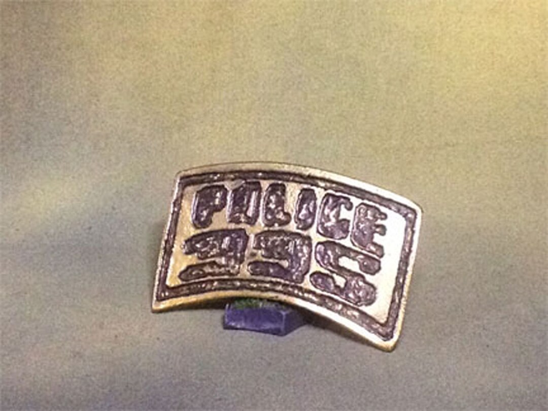 Blade Runner Police Badge, Metal, Gold - Etsy