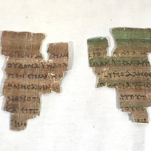 St John Fragment or Papyrus 52 the Oldest New Testament Piece Papyrus ...