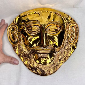 Troy, Death Mask of Agamemnon, Very Detailed Must Have Piece - Etsy