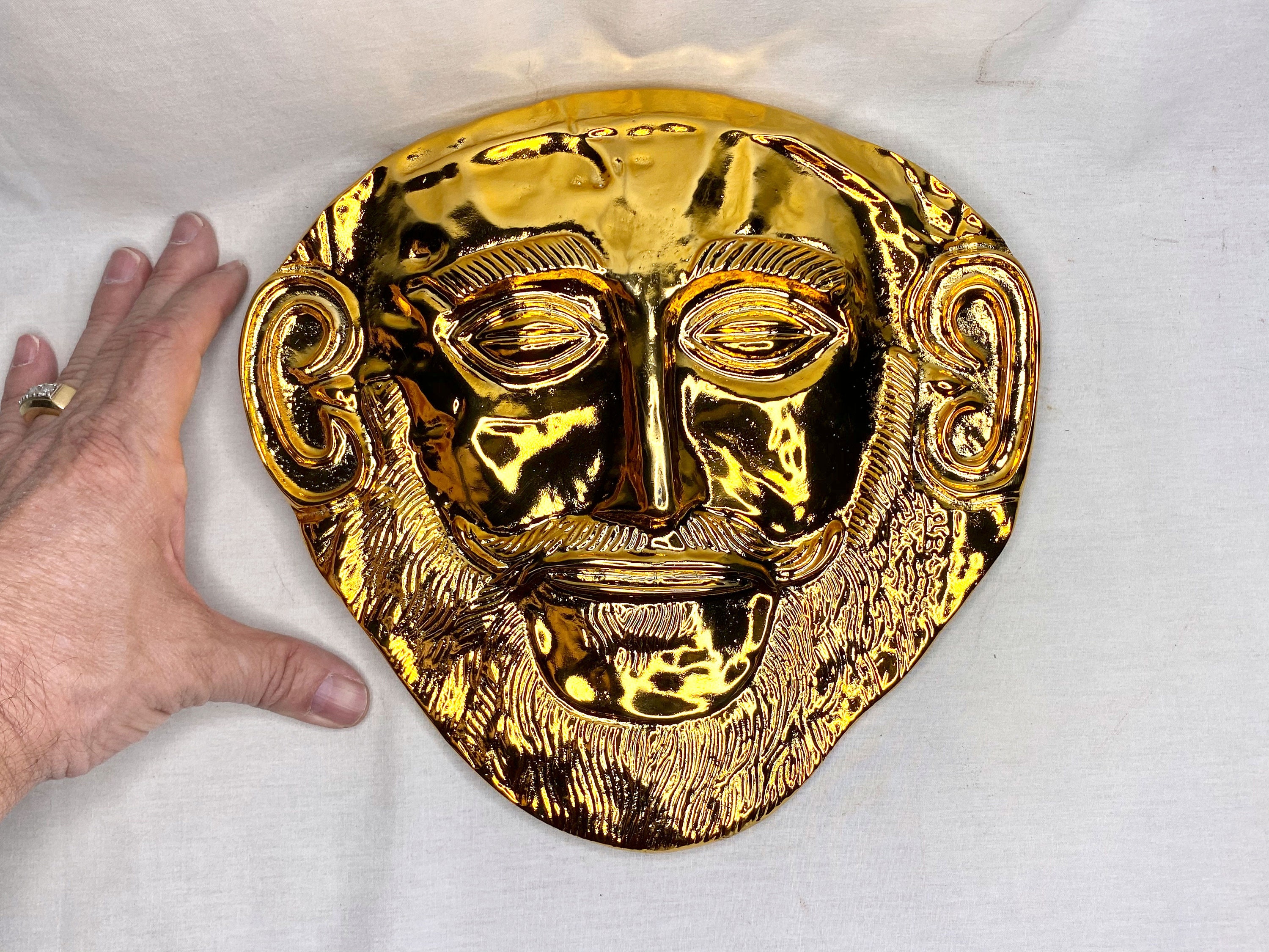 Troy, Death Mask of Agamemnon, Very Detailed Must Have Piece - Etsy