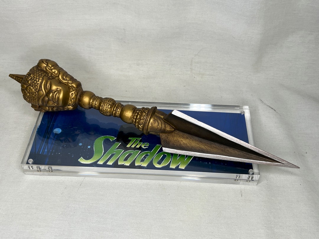 The Shadow, Phurba Dagger, Solid Resin, Display Plaque, Real Prop ...