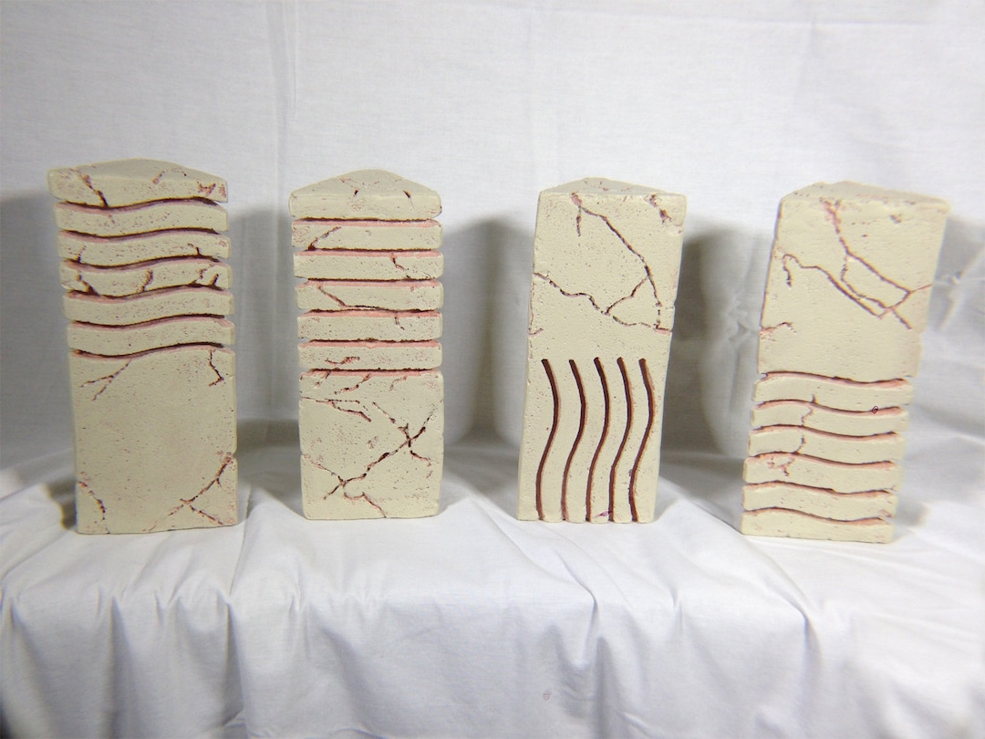 The Fifth Element, 4 Element Stone Set, Real Prop Replica, Solid Resin ...