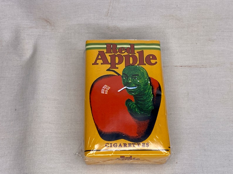 Pulp Fiction Red Apple Soft Pack Prop Replica Shrink | Etsy