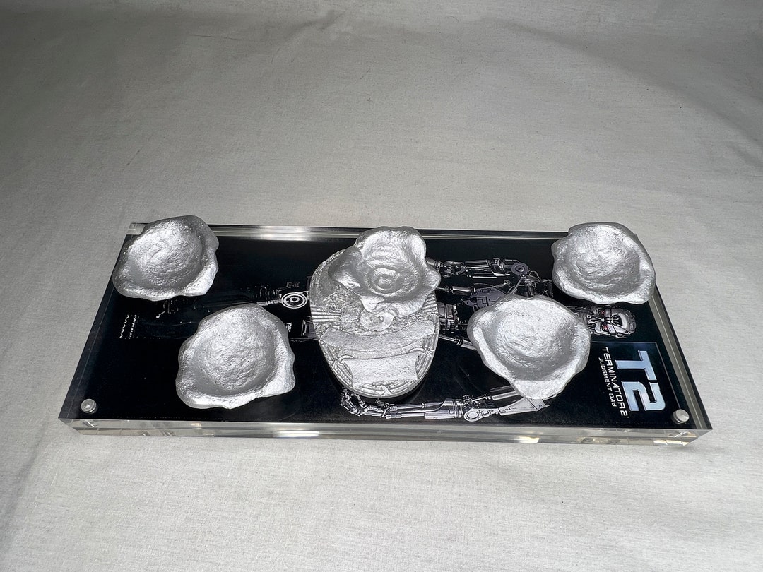 Terminator 2, Judgment Day, T-1000, Liquid Bullet Holes and Badge Set ...