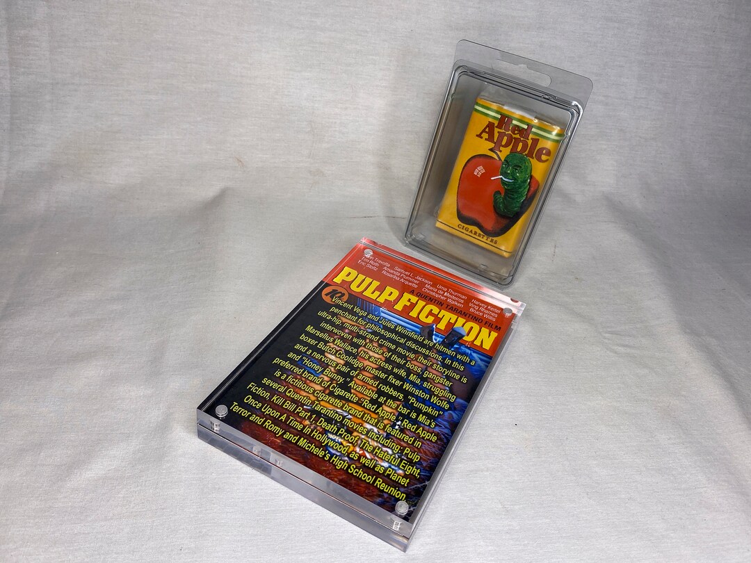 Pulp Fiction Red Apple Soft Pack, Prop Replica, Shrink Wrapped, Plastic ...