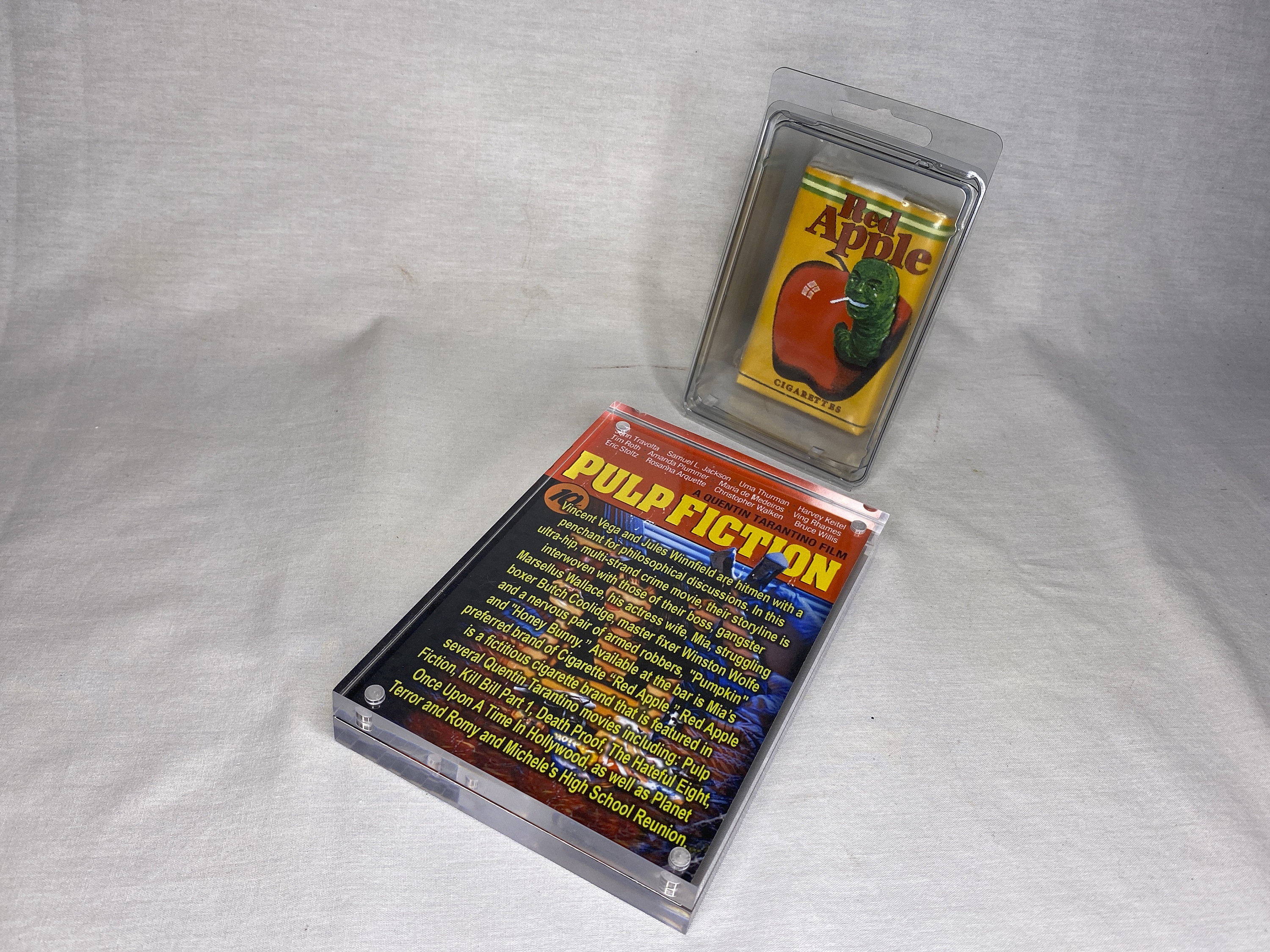 Pulp Fiction Red Apple Soft Pack, Prop Replica, Shrink Wrapped, Plastic ...