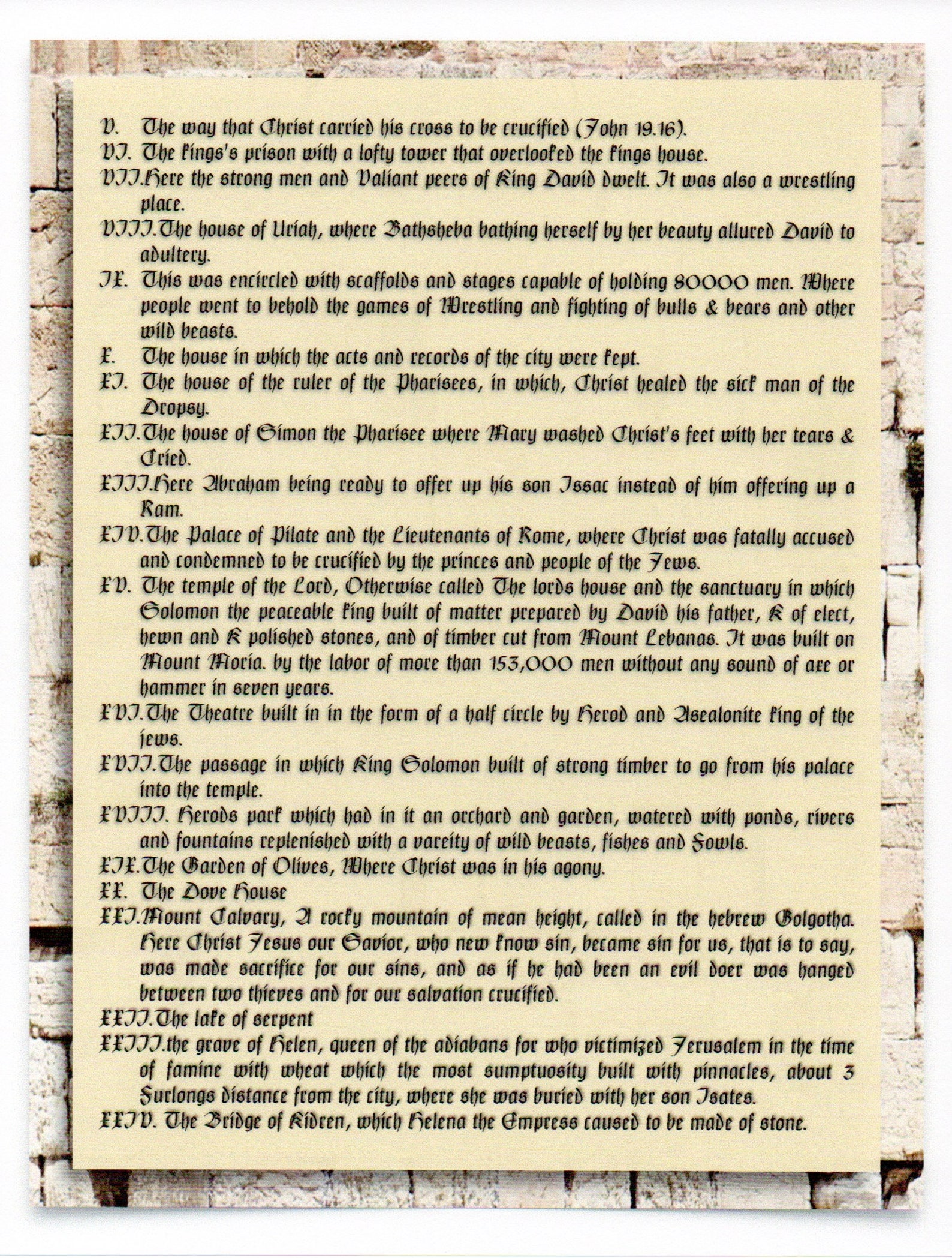 Biblical Maps of Jerusalem and Ancient Templar Map Shows Old - Etsy