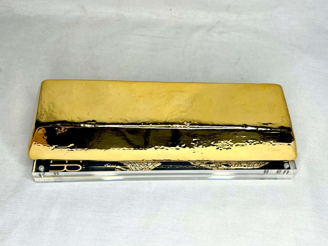 007, Goldfinger, Fort Knox Gold Bar, Prop Replica, Solid Resin, Gold ...