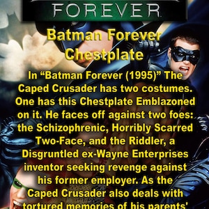 Batman Forever Chestplate, Real Prop Replica Signed, Numbered, Special ...